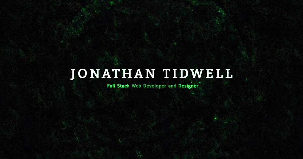 JonathanTidwell.com